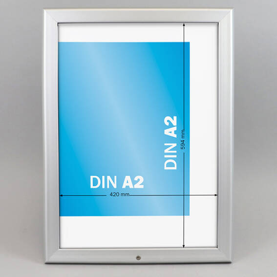 Klapprahmen A2 abschließbar und wetterfest | SPRINTIS