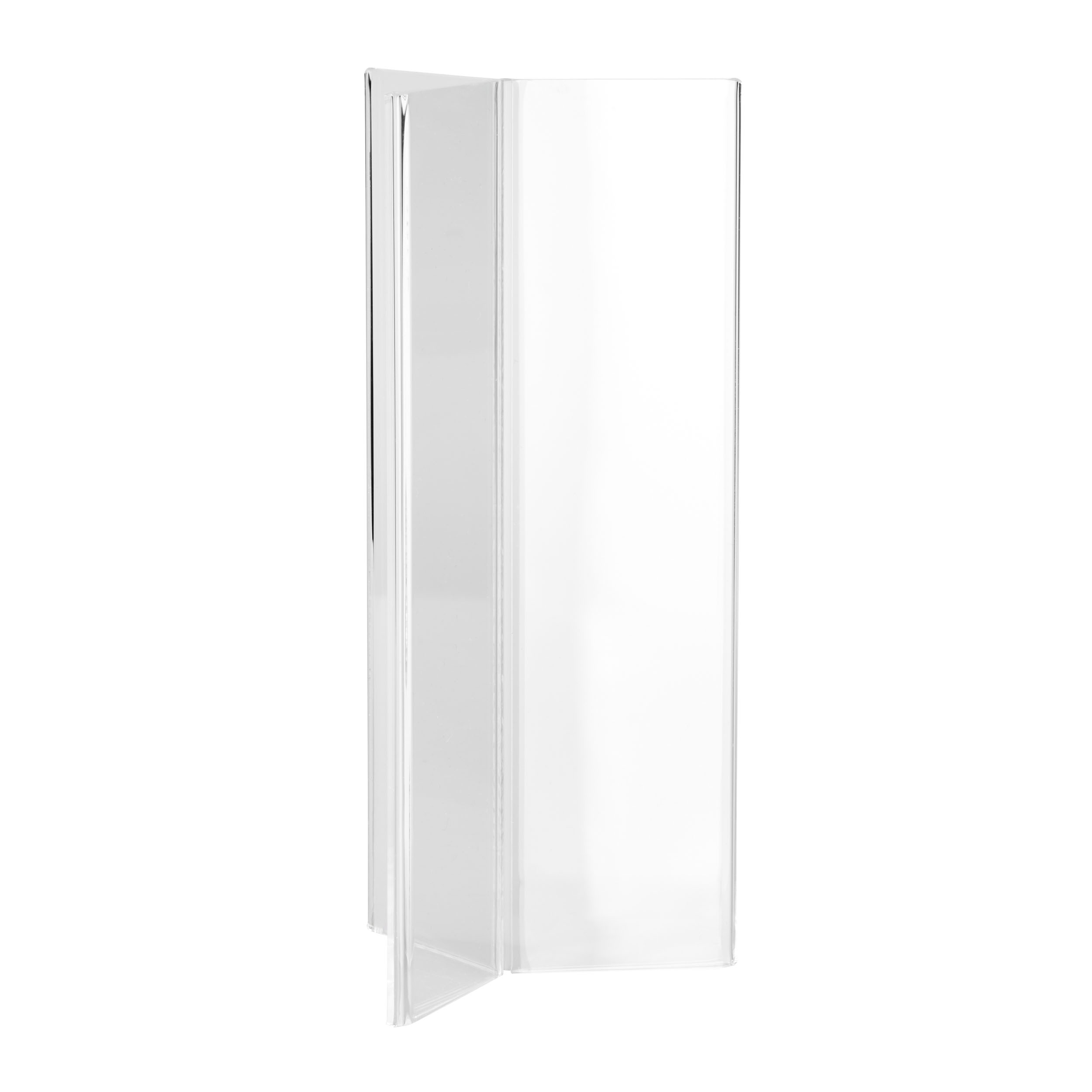 1/2 DL (53 x 210 mm) Speisekartenhalter, Acryl, sternförmig | SPRINTIS