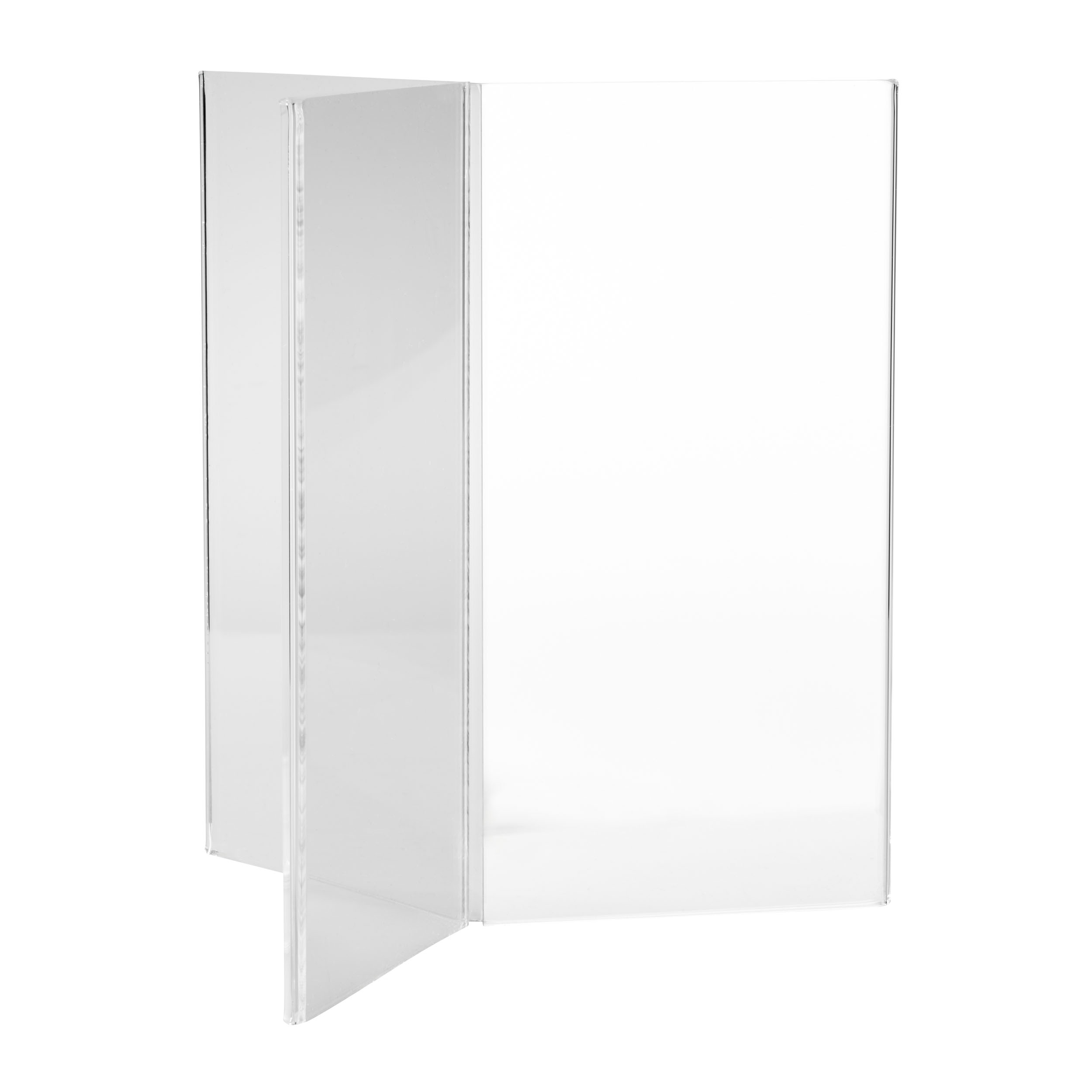 DL (105 x 210 mm) Speisekartenhalter, Acryl, sternförmig | SPRINTIS