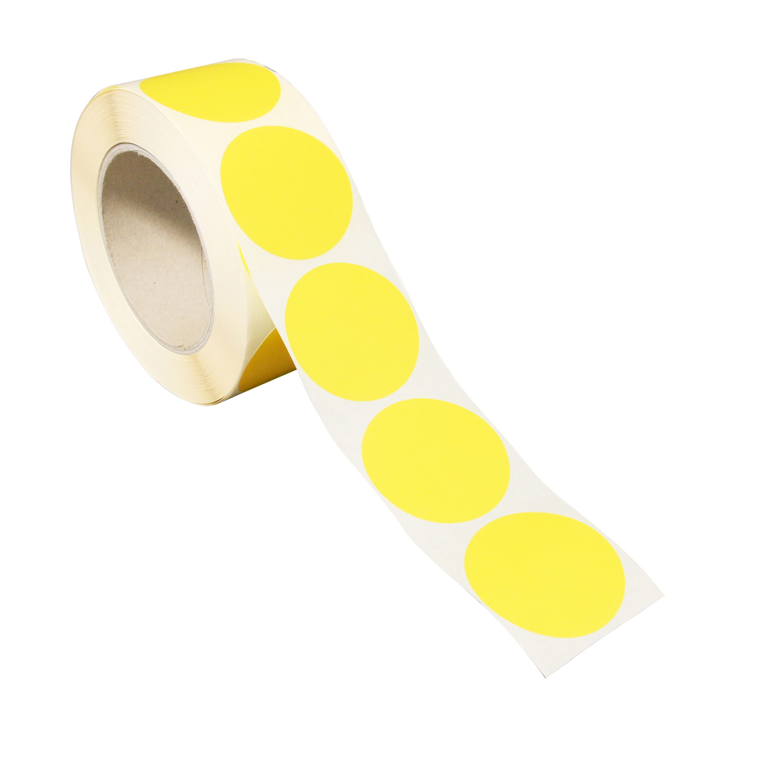 gelb | 50 mm Markierungspunkte aus Papier | SPRINTIS
