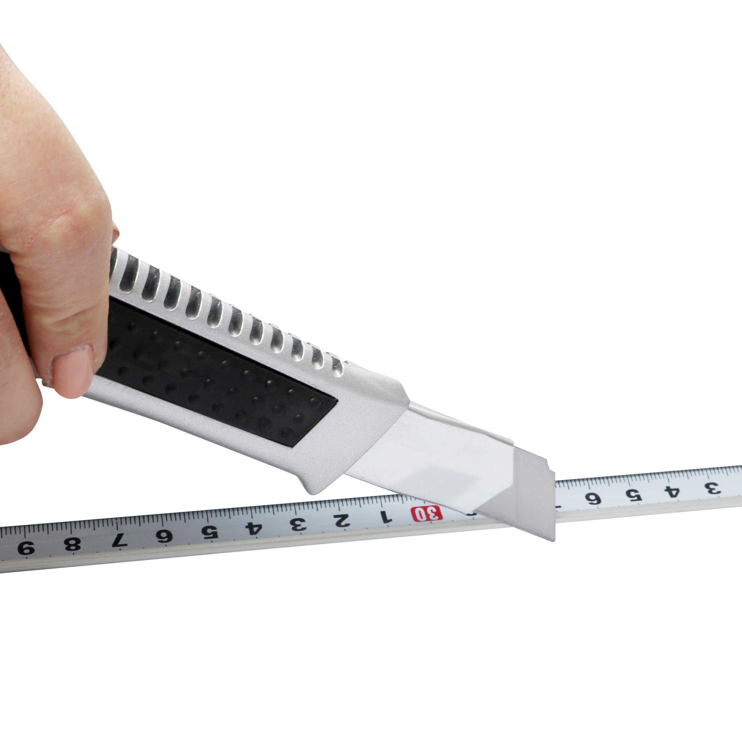 Cuttermesser aus Metall mit Feststellrad | SPRINTIS